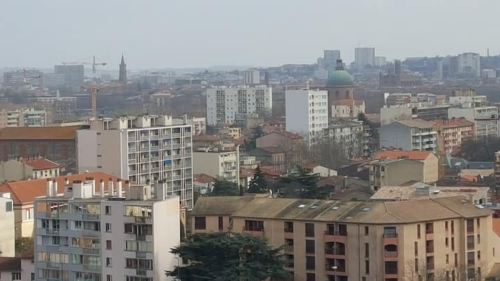 Chambre Vue + Métro A + Tramway - Toulouse