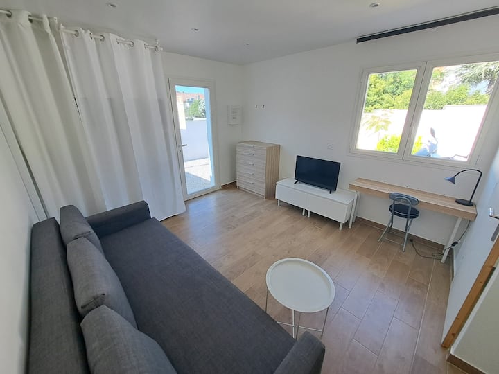 Studio Meublé Clim, Smart Tv - Marseille
