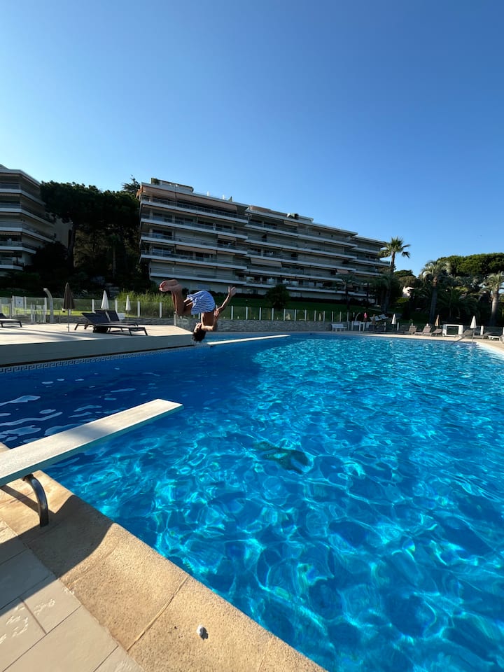Studio Vue Mer - Résidence Standing - Golfe Juan - Vallauris