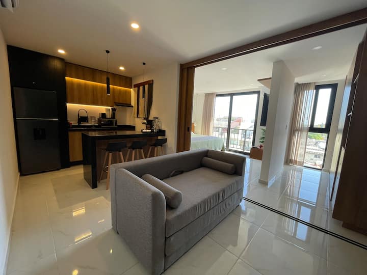 Ph W/jacuzzi And Pool In Downtown Playa Del Carmen - Playa del Carmen