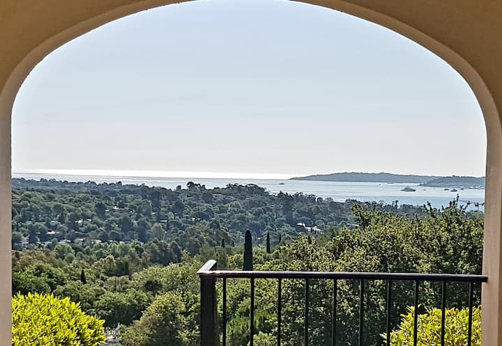 Domaine Des Restanques Appartement Pleine Vue Mer - Grimaud