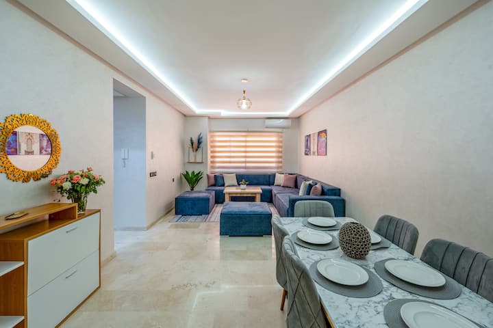 Bel Appartement Lumineux Avec Piscine - Marrakech