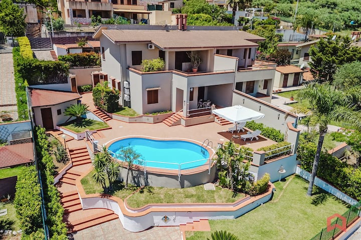 Delizioso Appartamento In Villa & Piscina Privata - Altavilla Milicia