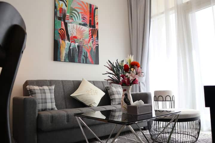 Sleek 1br Oasis Hideaway W/pool Access & Parking. - Abu Dhabi