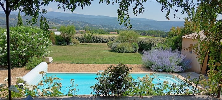 Luberon, Villa Piscine Privative, Vue, Jardin Clos - Saint-Saturnin-lès-Apt