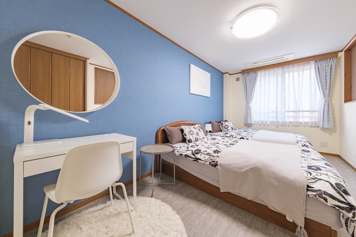 駅2分/105㎡/まるまる貸切/完全プライベート/渋谷10分/寝室2/ベッド5/家族に最適 - Shibuya