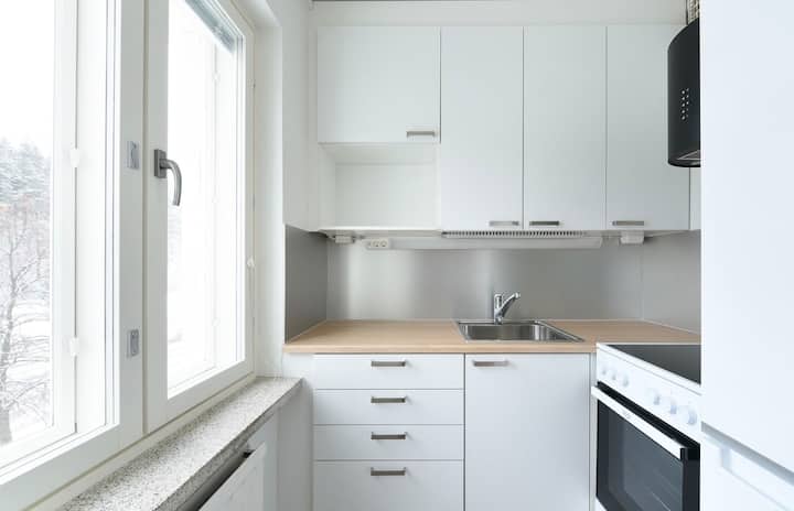 1br Apartment With Balcony, Free Parking - Lahti