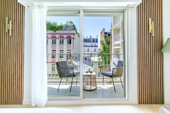 Studio Lumineux Et Chaleureux Pour Un Beau Séjour - Paris