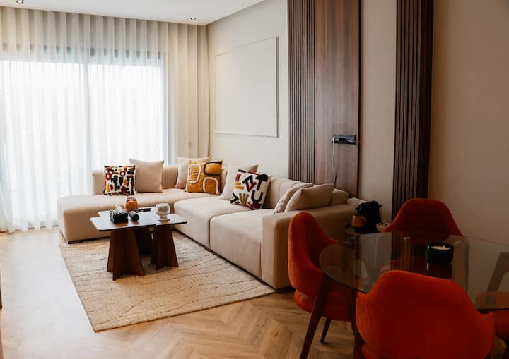 H Suites - Spacieux T2 Avec Terrasse- Wifi - A/c - Casablanca, Marocco