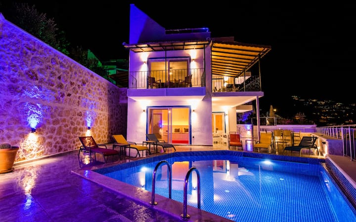 Villa Kıvanç Deniz Manzaralı - トルコ カルカン