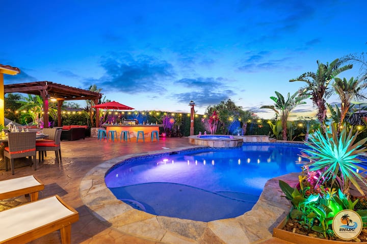 Chill Tulum Vibes-5br Retreat W/ Pool, Spa, Games! - San Diego, CA