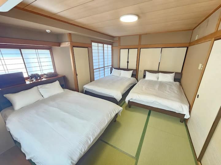 Spacious Private Apt | 3dbl Beds | Free Pkg | Elev - Ueno