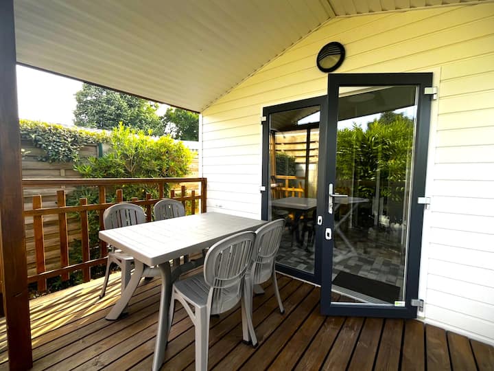 Bungalow, Terrasse Panoramique, Piscine, Tv, Wifi - Les Mathes