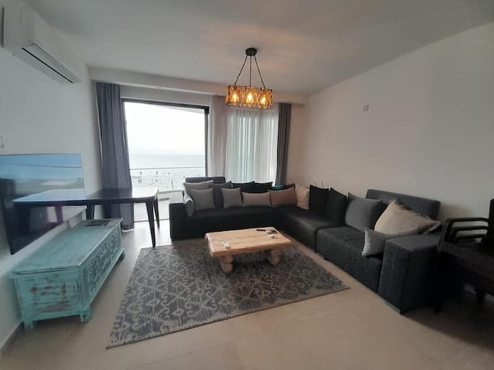 Wave2 Bedroom Sea View Apartment - Газиверан