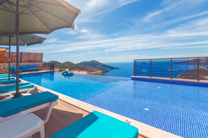 Tam Eğlencelik Bir Villa,manzara - Kalkan