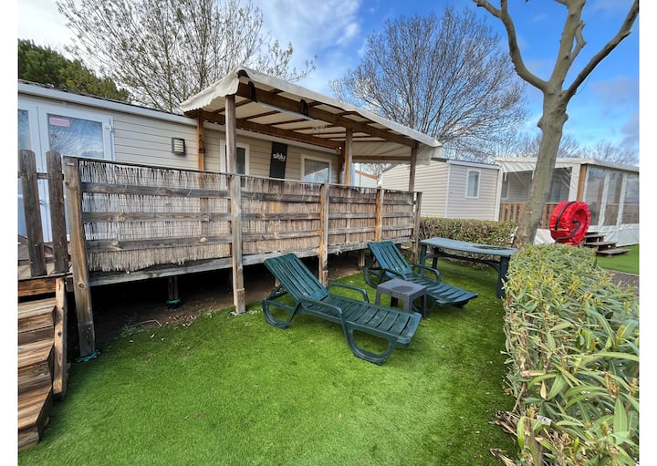 Mobil-home Clim,tv, Lv, Ll Camping La Carabasse 4* - Vias