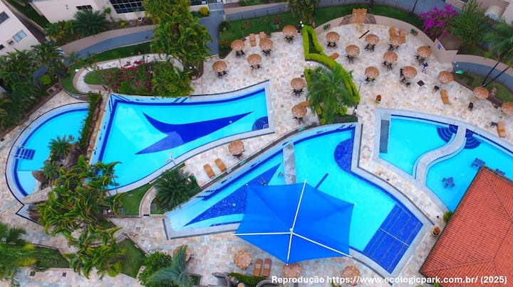 Ecologik Park, Ap 2/4 7 Pessoas - Caldas Novas