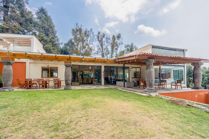 Hermoso & Moderno | Rancho En Medio Del Bosque - Ciudad de México