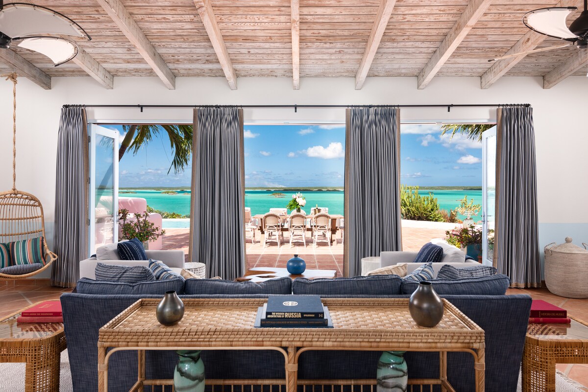 Casa Rosada, Turks & Caicos - Maisons à louer à Chalk Sound, Caicos ...