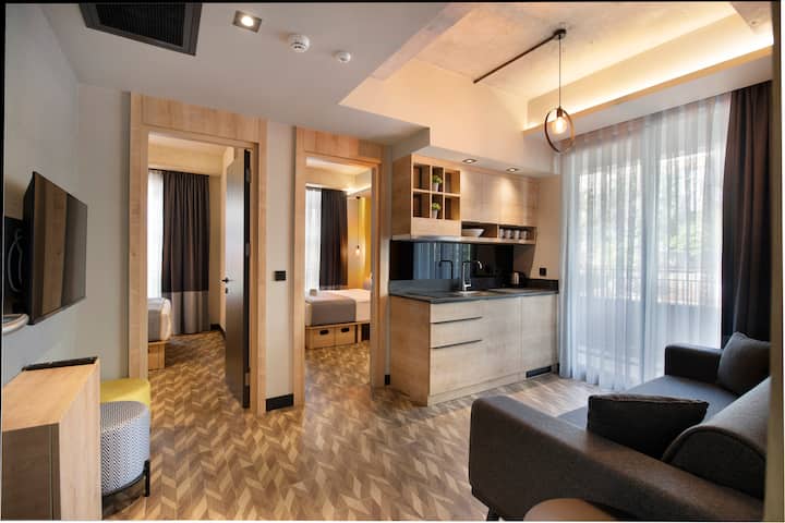 2 Bedroom Apart.  250 Mt. Beach - Antalya