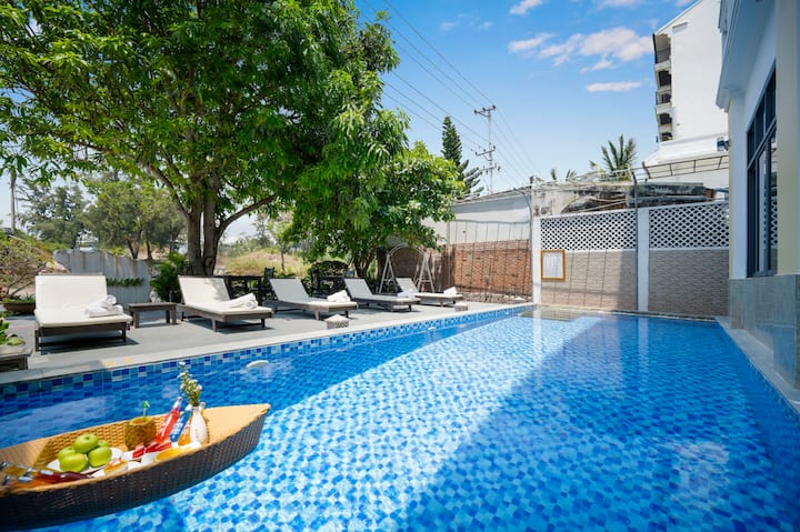 Bathtub & Balcony * 3 Min Walk To Beach * Full A/c - Hội An