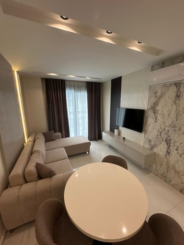 СТИЛЬНАЯ КВАРТИРА НА КЛЕОПАТРЕ - Alanya