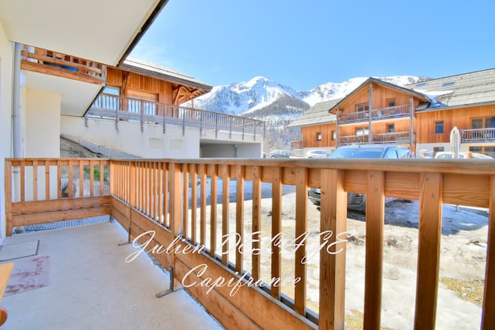 Apt Les Orres 1800 Pied De Piste Avec Piscine - Les Orres