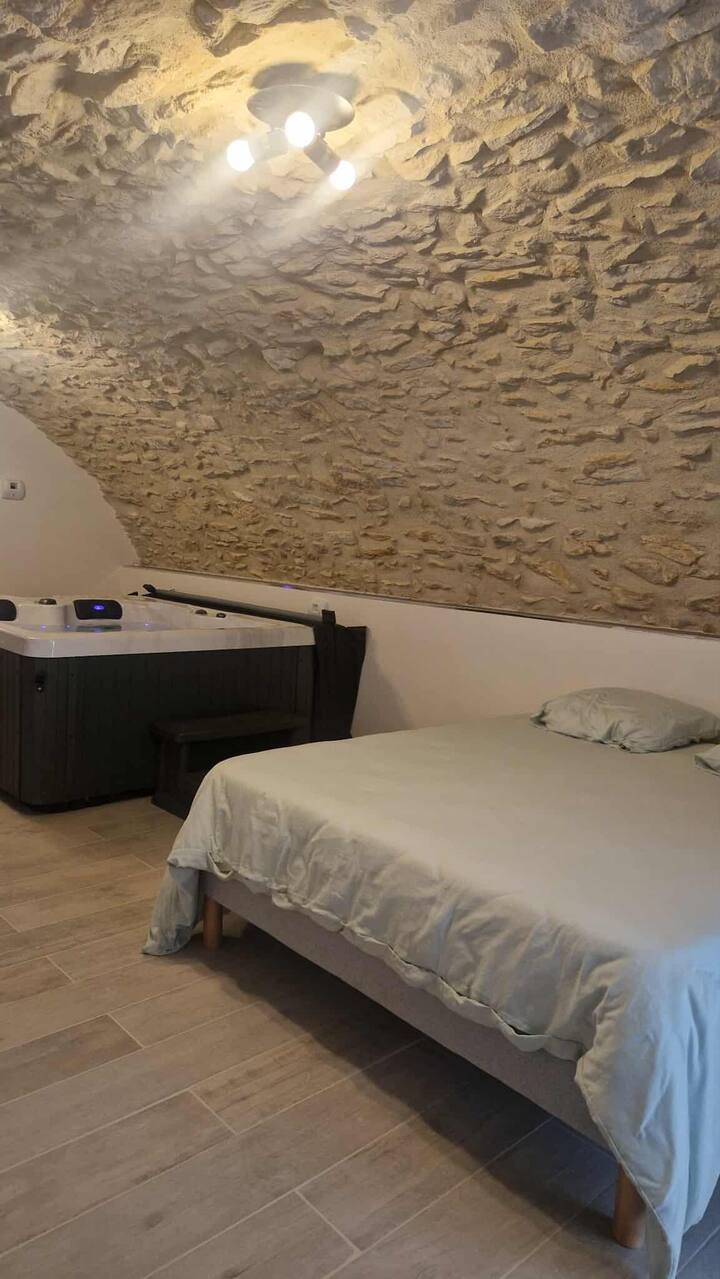 Logement En Rdc Proche Via Rhona Clim + Jacuzzi - Valence