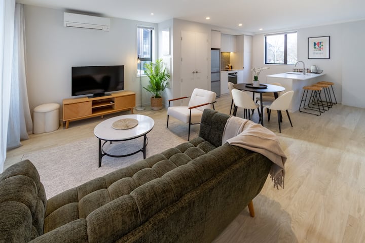 Luxe Central City 2 Bedrooms With Carpark - Christchurch