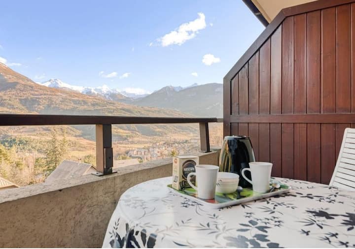 T2 Vu Sur Montagne 6 Pers. - Embrun