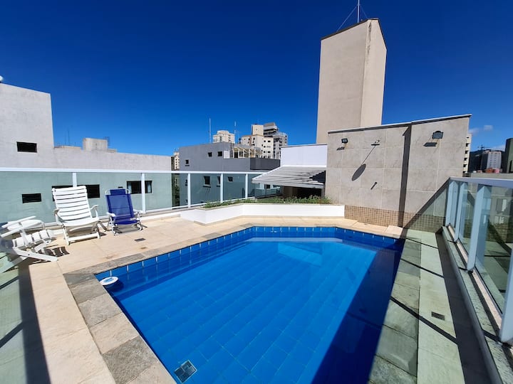 Refúgio Da Enseada | Cobertura Duplex Com Piscina - Guarujá