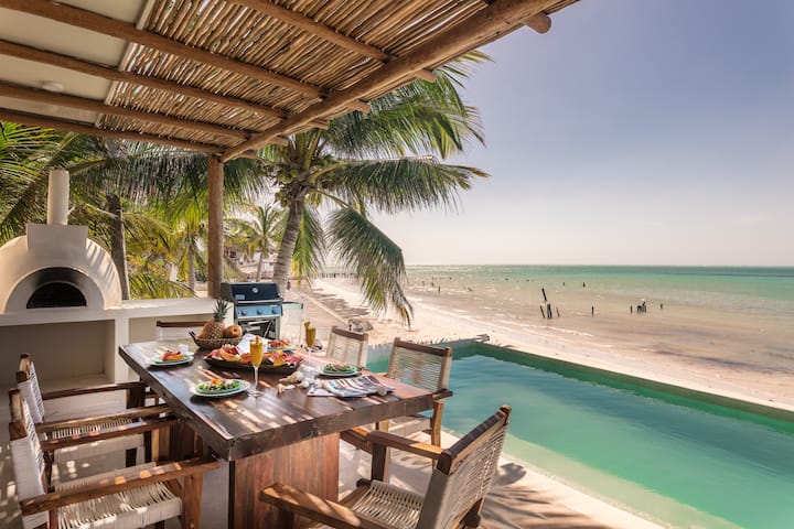 Deluxe Quadruple Room Ocean View With Rooftop - Holbox