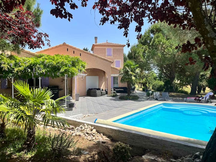 Grande Villa Avec Piscine - Tournon-sur-Rhône