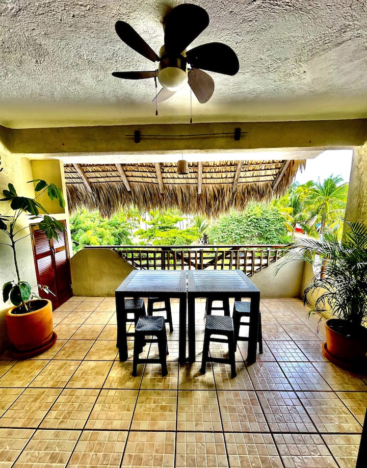 Depa 6 Pers Vista Al Mar, Ac, Alberca, 3 Hab - Puerto Escondido