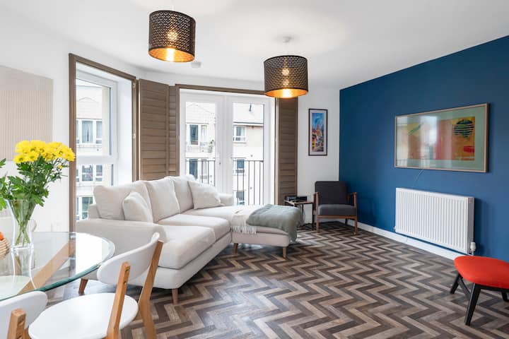 Bright Remote Work Haven (2br) - Musselburgh