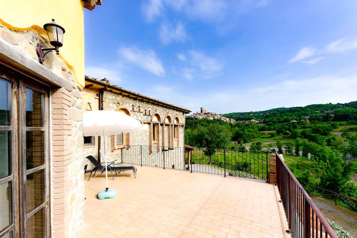 Monte Amiata Private Villa With Jacuzzi - Mount Amiata