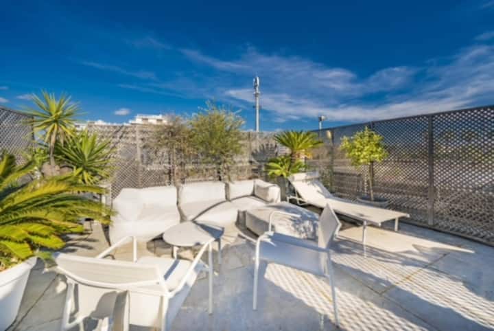 Toit Terrasse 2 Pièces Croisette 400m Des Plages - Cannes