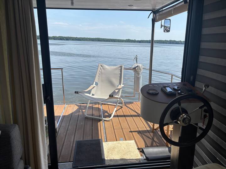 Wohlfühlboot Hausboot-festlieger - Schwielochsee