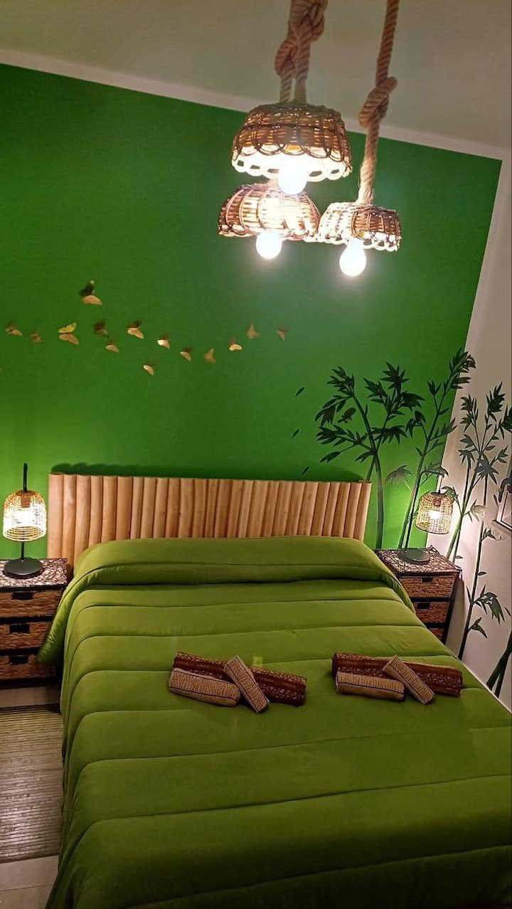 B&b Omer - Camera Bamboo Verde - Sciacca