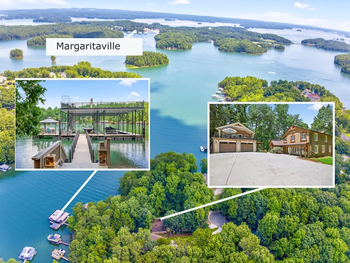 8-bed Lake Escape + 2-story Dock - Buford, GA