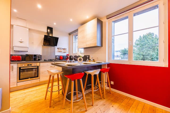 Elégant 3 Pièces-10 Min Nantes - Rezé