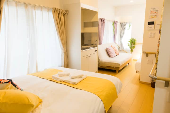 東京羽田電車9分/一軒家貸切/60㎡/8人/4ベッド/2トイレ/ローカル商店街 - Yokohama