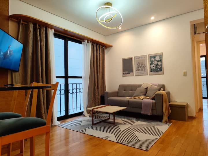 Premium Flat Elegante Na Bela Cintra: Vista+vaga! - São Paulo