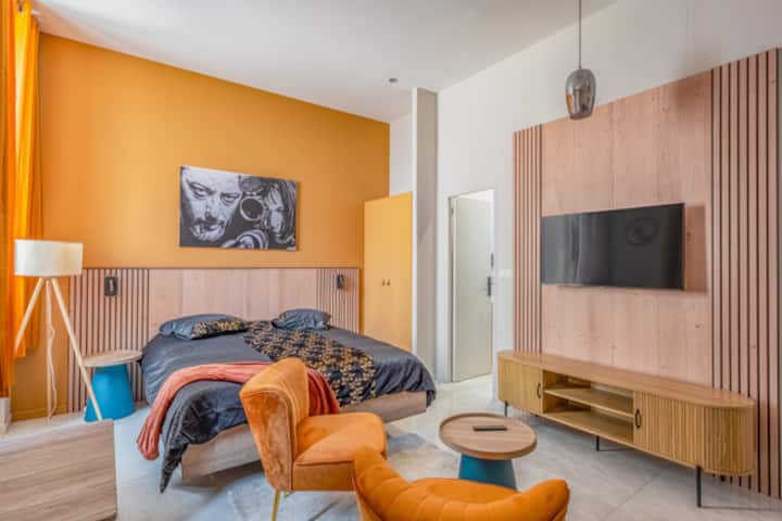 Studio Moderne Chaleureux - Lyon