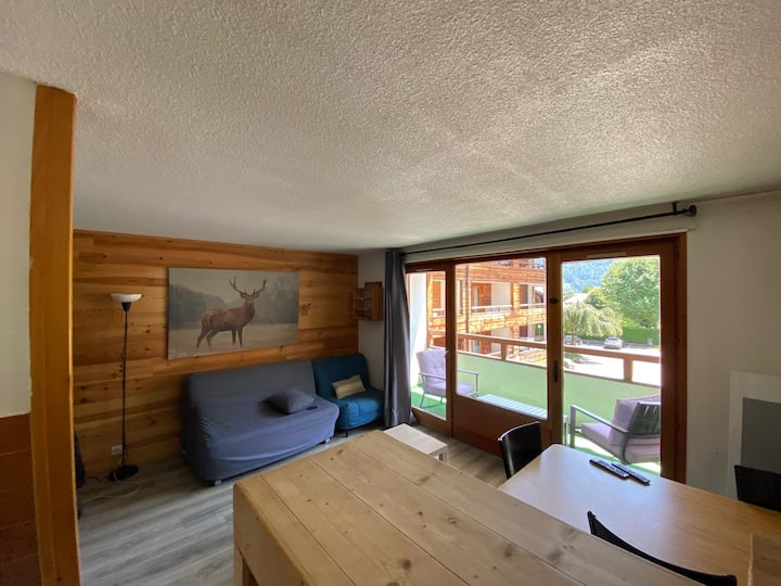 Logement 5 Pers, 40m Des Pistes, Piscine, Wifi - Les Gets
