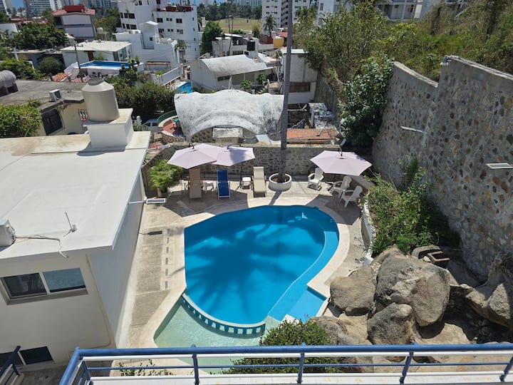 5 Villas A 5 Minutos Del Mar Con Estacionamiento - Acapulco