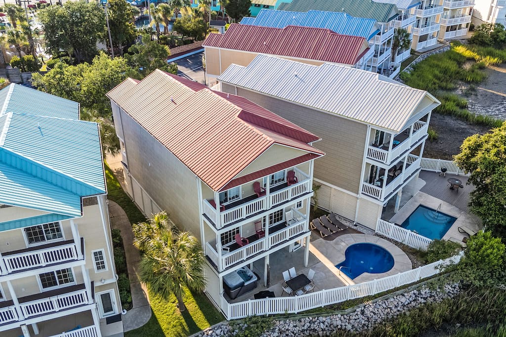 Marshview 5BR/4BA - Pool•HotTub