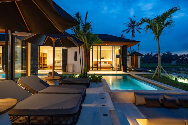 Villa Kali : 3 Ch, Piscine Infinity à Ubud - Australia