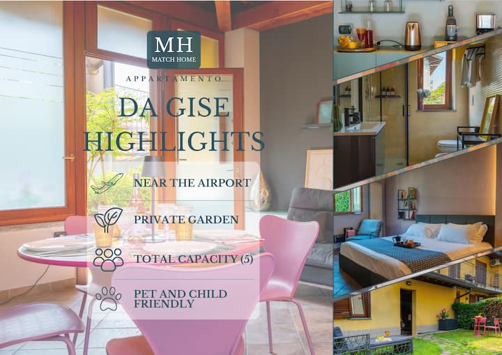 Da Gise: Garden, Wifi, Malpensa - Aéroport de Milan Malpensa (MXP)
