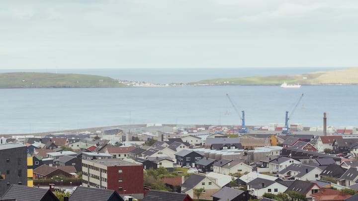 Ocean And City View Apartment - Faroe Islands